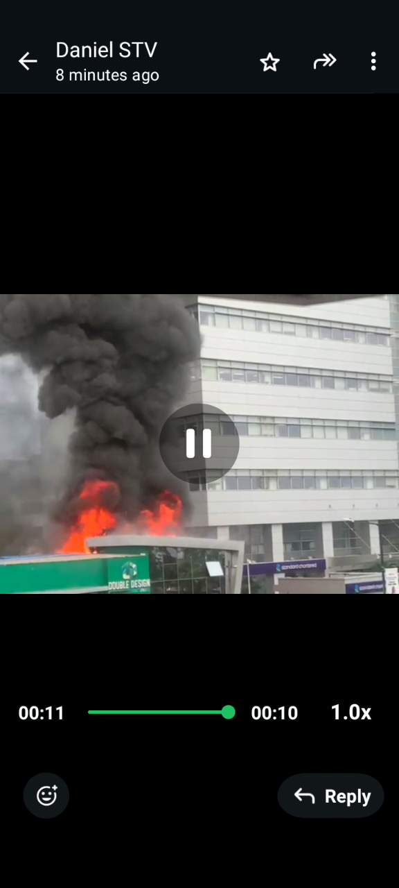 Petrol tanker catches fire near NASFAT camp on Lagos-Ibadan expressway ...